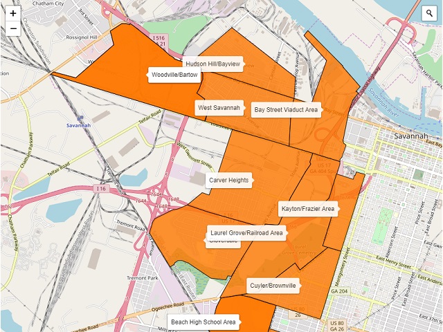 Savannah Neighbourhoods – GEOCADDDER